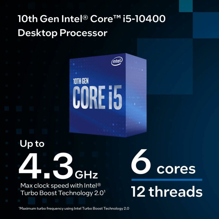 Intel Core i5-10400 Desktop Processor Review - psutierlist.com
